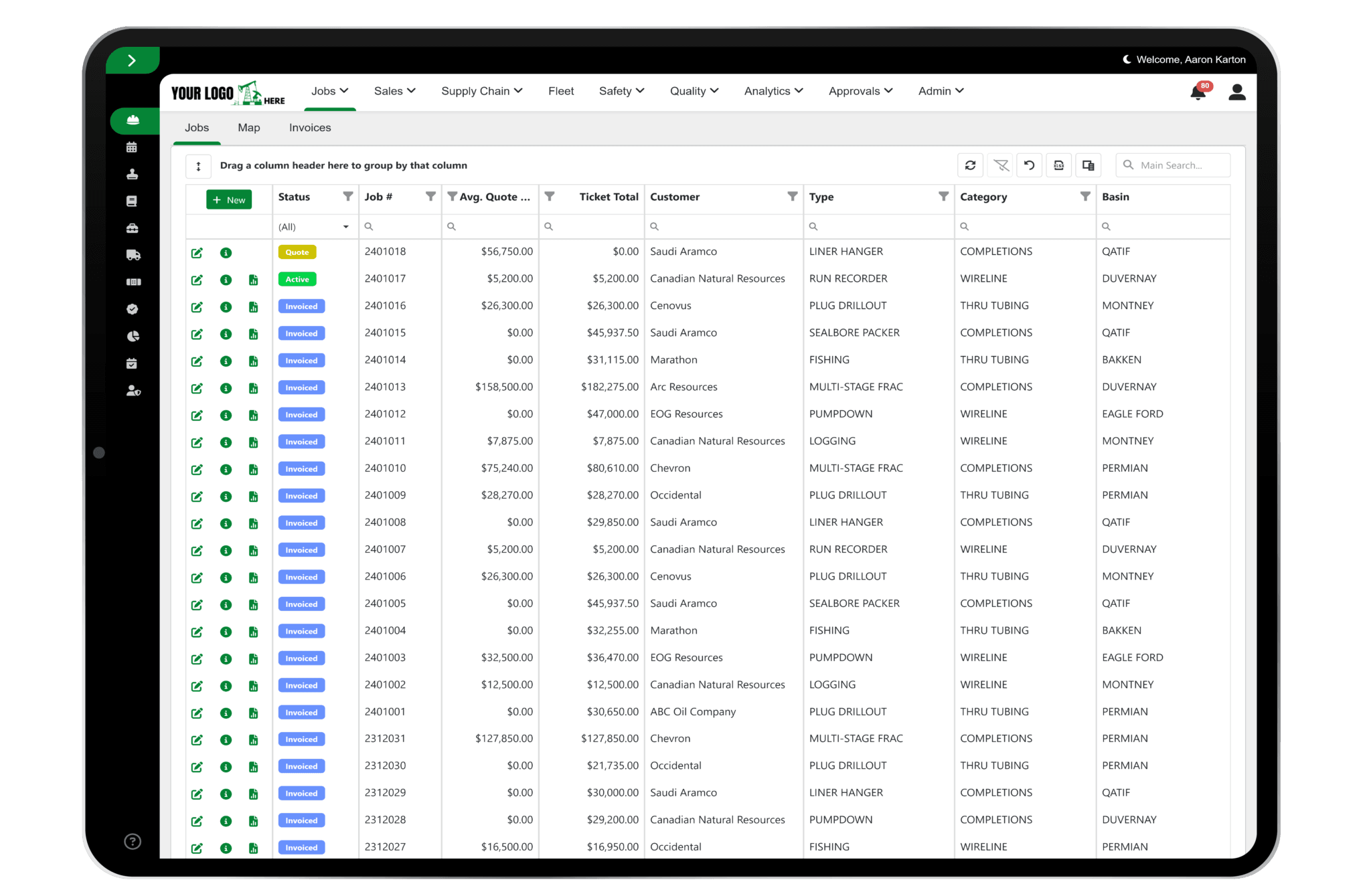 Oil and Gas Software - FieldPro Software