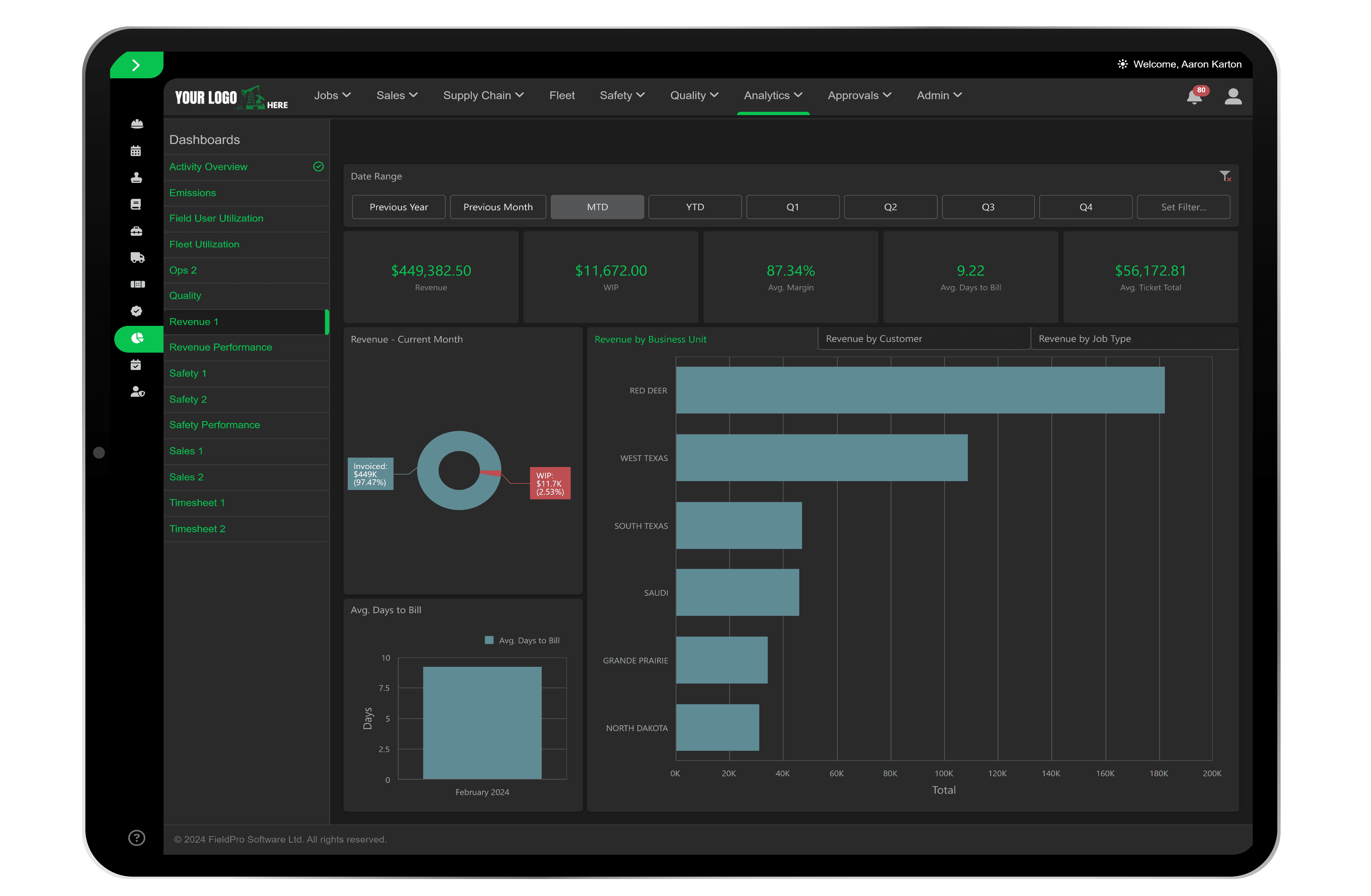 Oil and Gas Software - FieldPro Software