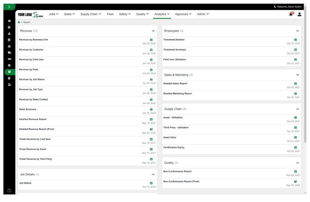 Features - FieldPro Software